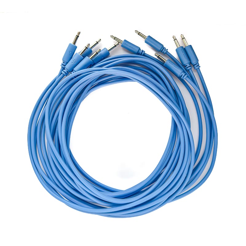 Black Market Modular 3.5mm Patch Cable 5-Pack - 150cm/60" - | Reverb