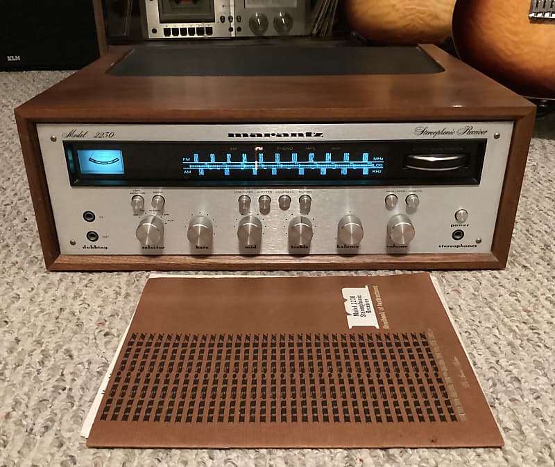 Vintage! Marantz Model 2230 AM/FM Stereo Receiver Amp Wood | Reverb