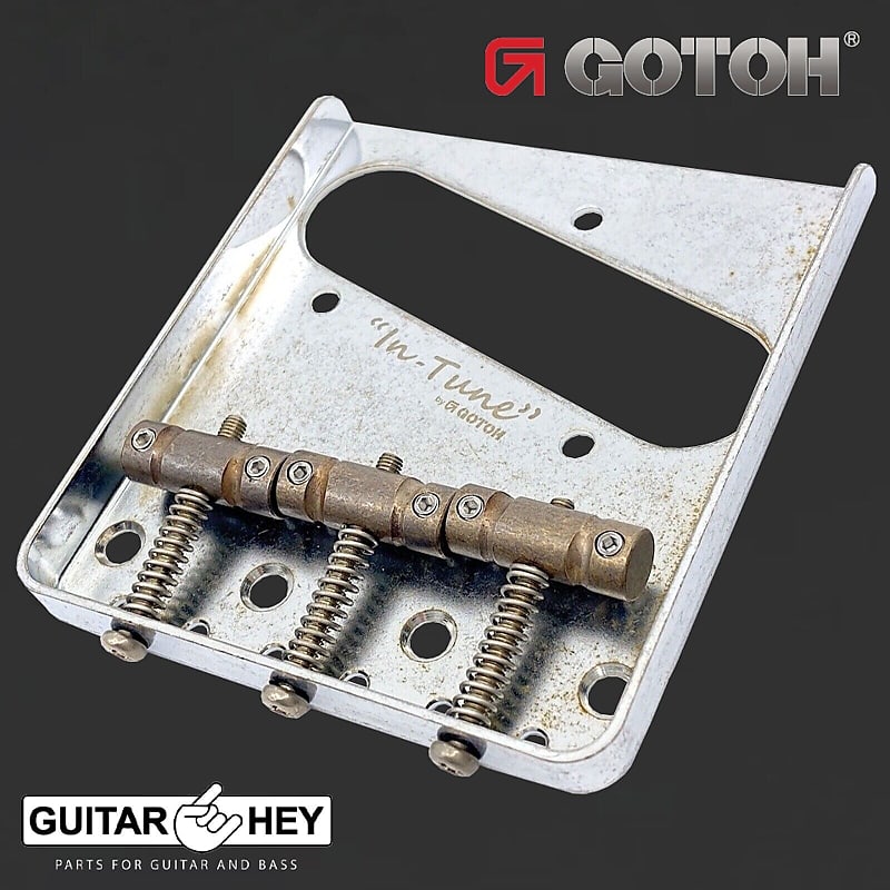 NEW RELIC Gotoh BS-TC1 Tele Bridge, Brass “In-Tune” Saddle | Reverb UK