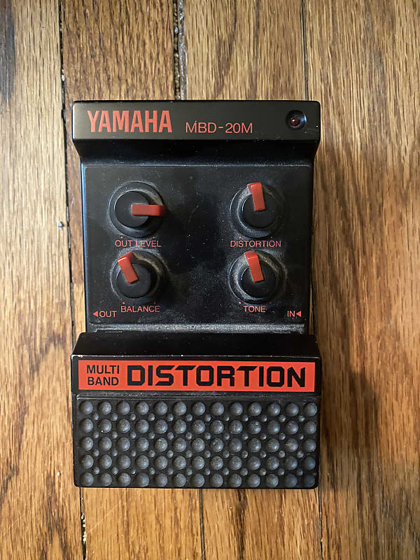 Yamaha MBD-20M Multiband Distortion 80-90 - Black and Red | Reverb