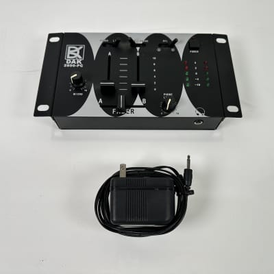 DAK 2800-PC Stereo Phono/Line Preamp Cross Fade DJ Mixer with | Reverb