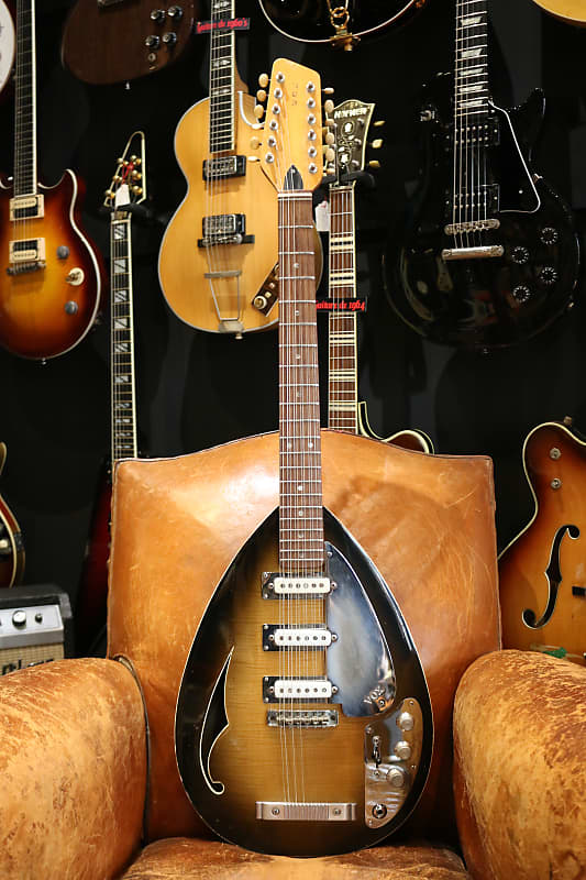 Vox Spitfire Mark XII "Teardrop" 12-String Thinline 1966 | Reverb