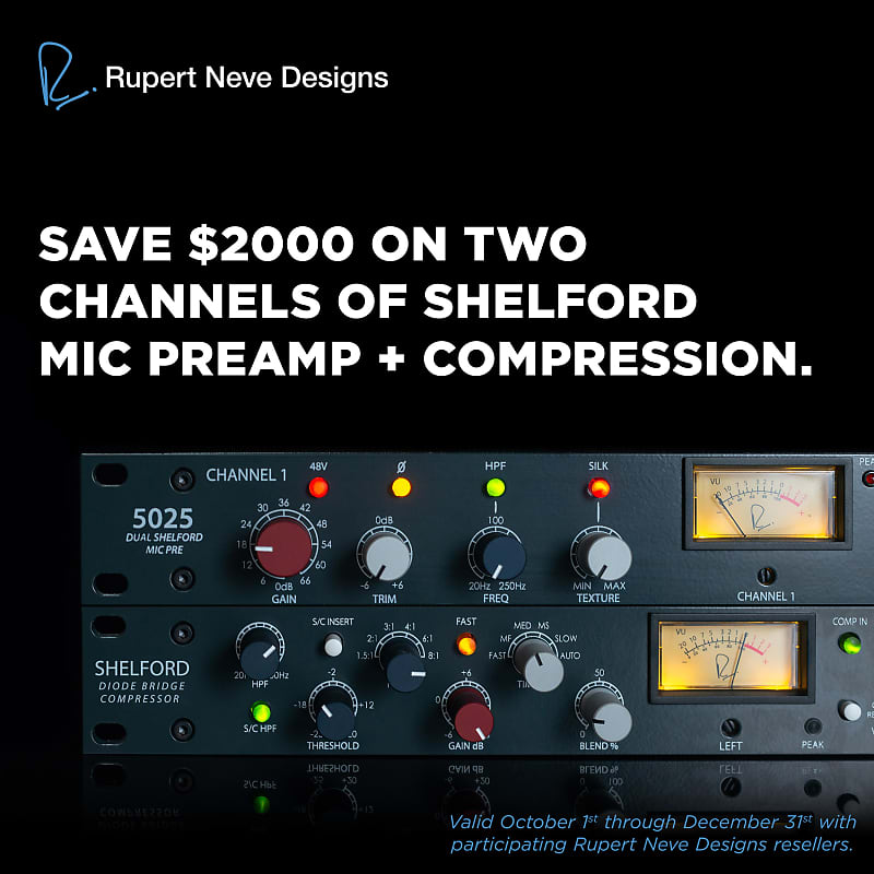 Rupert Neve Bundle 5025 Dual Shelford Mic Preamp and | Reverb