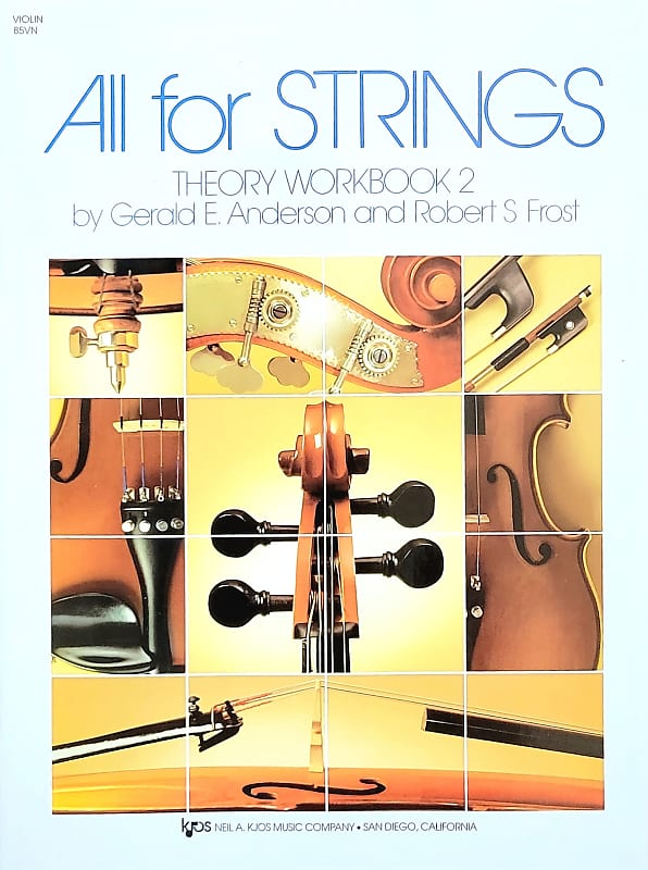 All For Strings Theory Work Book 2 Violin | Reverb