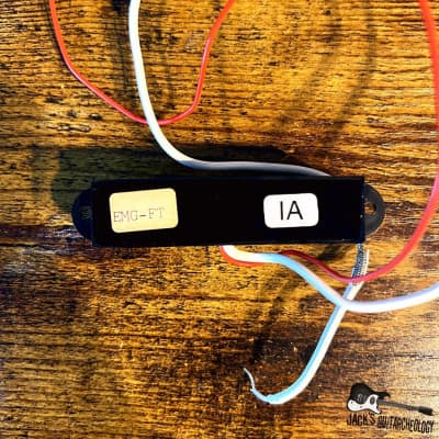 EMG FT IA T-Style Neck Pickup w/ Jack (1980-90s - Black) | Reverb