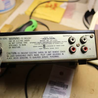 Restored Realistic Bass Enhancer/Subsonic Filter model | Reverb