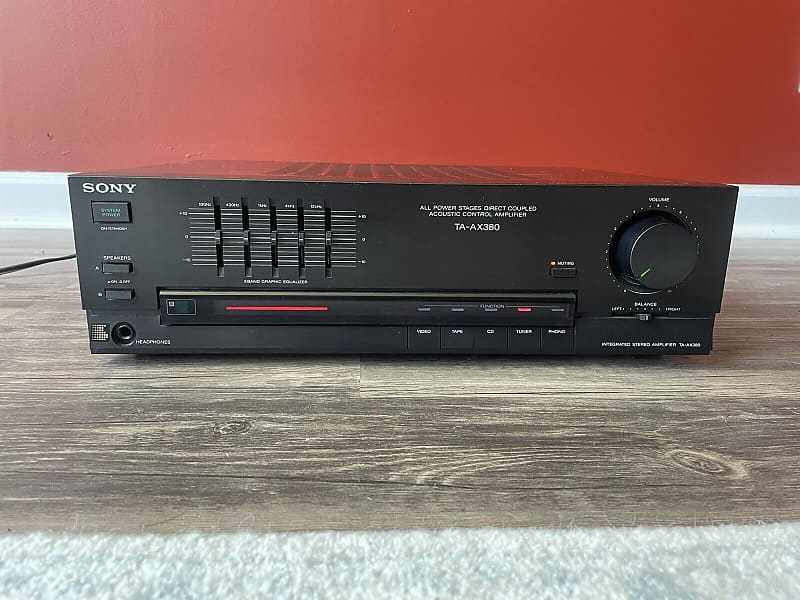 Vintage Sony TA-AX380 2x125W 8 Ohm Amplifier | Reverb