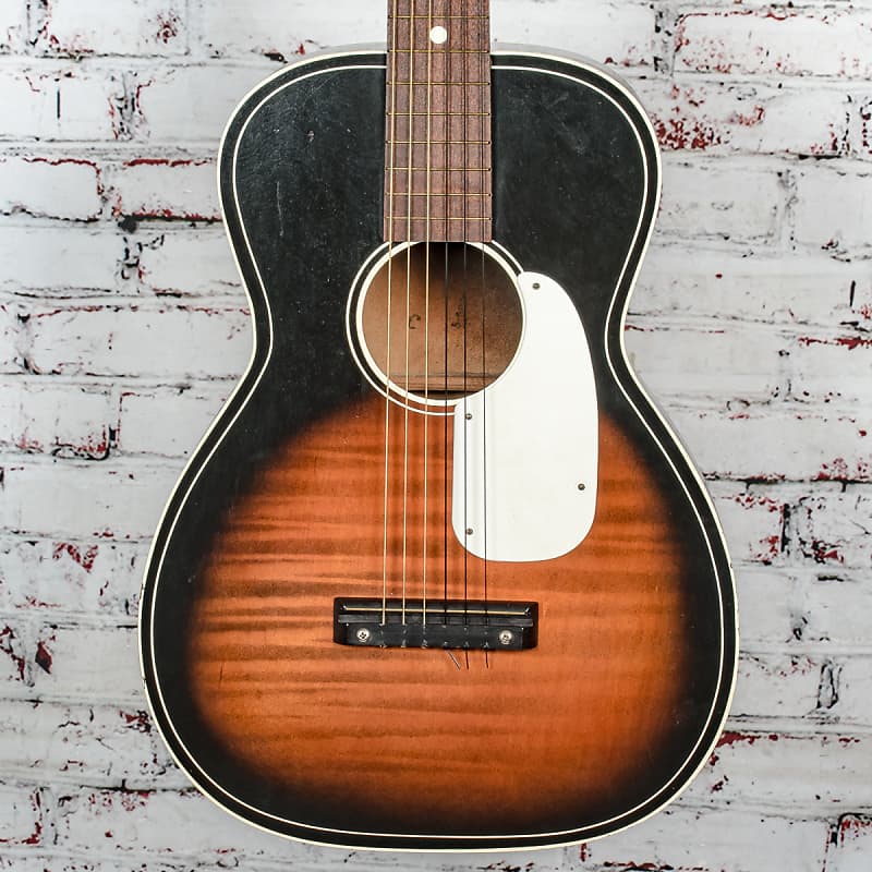 Silvertone - Model 319 Parlor - 1969 USA Acoustic Guitar, | Reverb