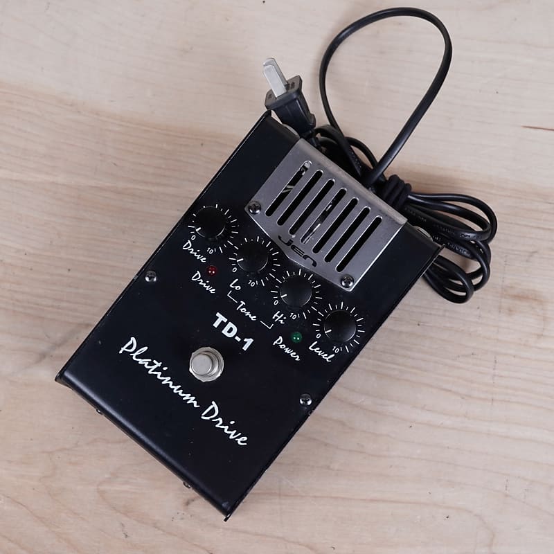 Jen TD-1 Platinum Drive Overdrive Effect Pedal Black 100V | Reverb