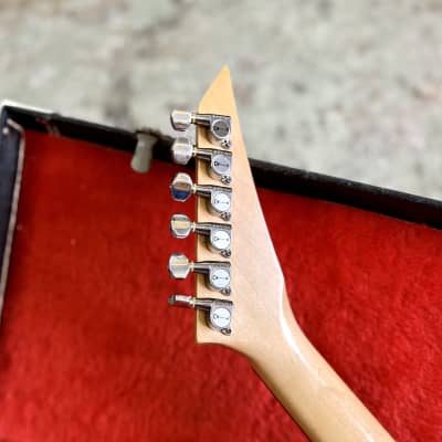 Jackson Charvel Charvette c 1986 - Red crackle original | Reverb