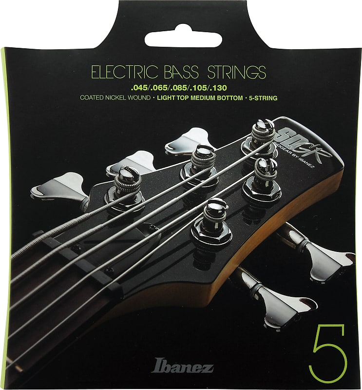 IBANEZ String Set for 5 String Bass - Light Top Medium | Reverb UK