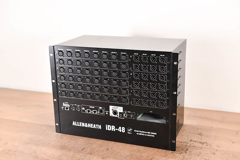 Allen & Heath iDR-48 48-In, 24-Out Audio Stage Box (church | Reverb