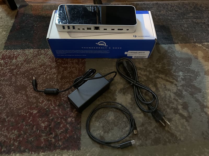 OWC TB2DOCK12T1 Thunderbolt 2 Dock Black | Reverb