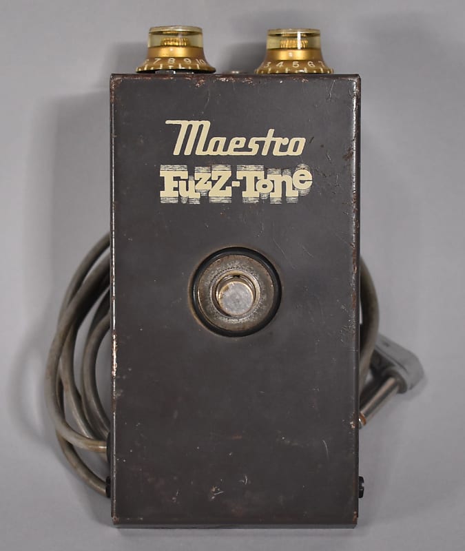 1960s Maestro FZ-1A Fuzz Tone Effect Pedal Grey | Reverb
