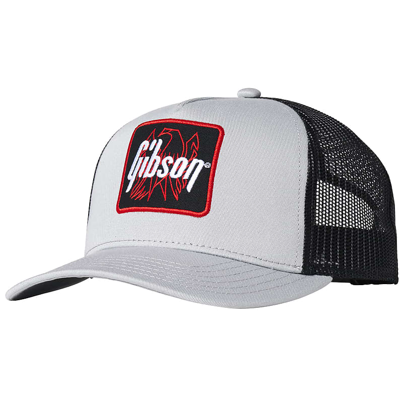 Gibson Firebird Patch Trucker Cap Snap Back | Reverb