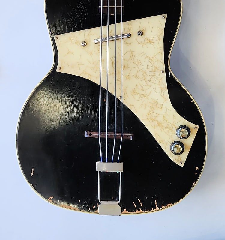 Kay Jazz Bass 1960's - Black | Reverb