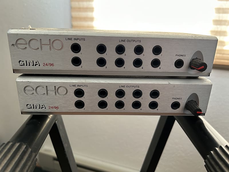 Echo GINA 24/96 AUDIO INTERFACE - NO CABLES - Gray | Reverb