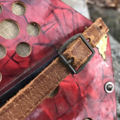 Excellent 1950s Scholer 20-button Anglo-style Concertina | Reverb