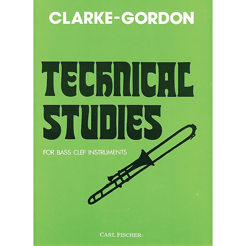 Carl Fischer Clarke-Gordon Technical Studies for Bass Clef | Reverb