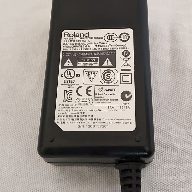 Roland 9V Power Adapter PSB-1U, Missing Wall Plug | Reverb