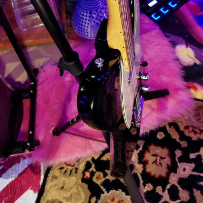 Alvarez AE10 Telecaster Guitar Alder/Maple 1995 Gloss Black | Reverb