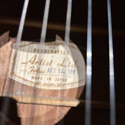Artist 96F TOKAI JAPAN PROJECT ACOUSTIC GUITAR | Reverb