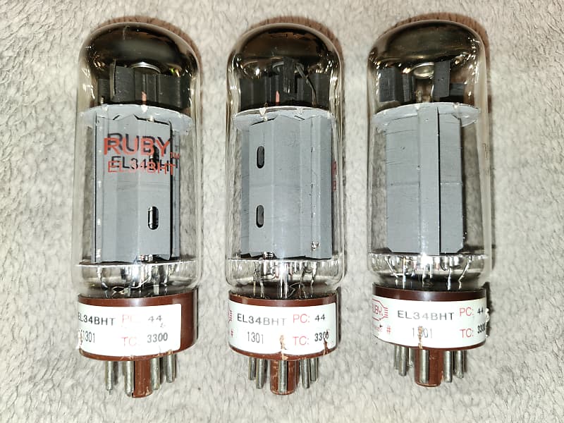 Ruby Tubes EL34BHT 2000s | Reverb
