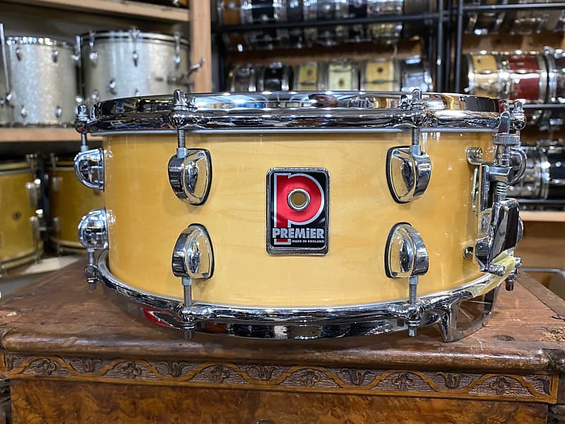 Premier XPK - Natural Birch 5"x14" Snare Drum w/Die Cast | Reverb