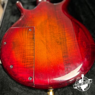 Pedulla Pentabuzz 5-string Fretless Buzz Bass 2003 - Cherry | Reverb