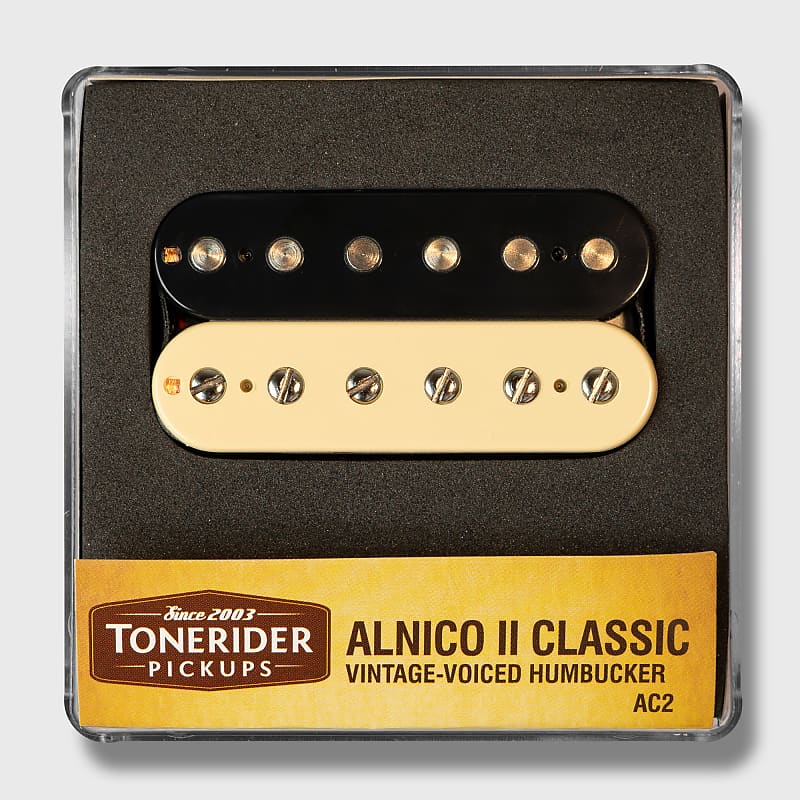 Tonerider Alnico II Classics Neck Humbucker Pickup Zebra | Reverb