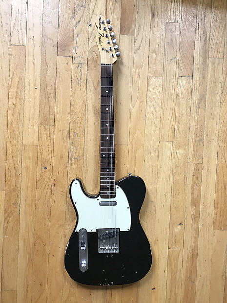 Left Handed Fender Telecaster MIJ 1986-1987 Black | Reverb