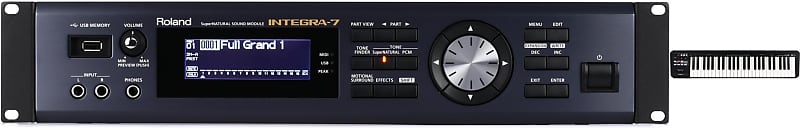 Roland Integra-7 Synthesizer Module Bundle with Roland A-49 | Reverb