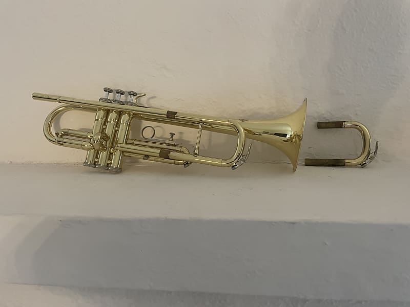 Dual lead pipe Bb/C Jupiter JTR-604 2000's brass trumpet | Reverb