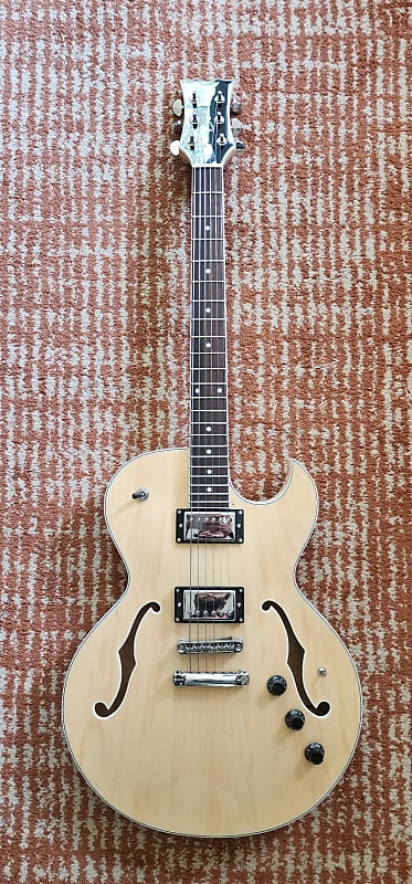 Used Dean Colt Semi-Hollow w/Piezo Gloss-Natural Electric | Reverb