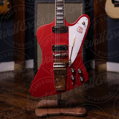 1982 Gibson '63 Firebird V Reissue w/ OHSC Ebony/Black Gold | Reverb