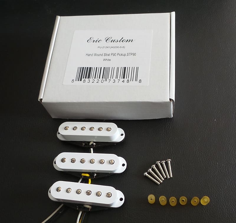 Eric Custom Hand Wound Strat P90 Pickup Set,#STP90 - Aged | Reverb