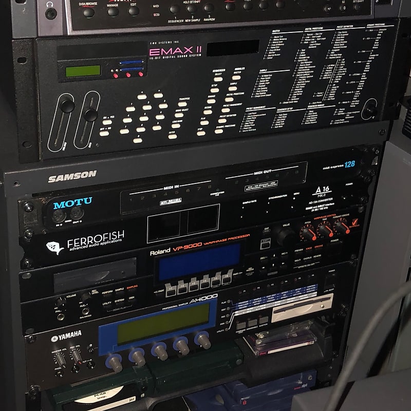 EMU EMU EMAX II RACK - 2MB - SCSI - SD CARD READER - OLED | Reverb
