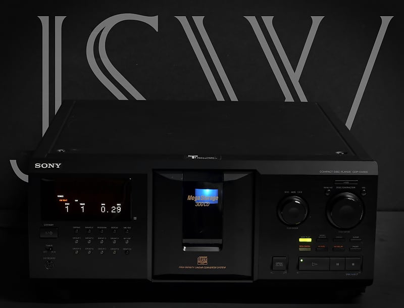 Sony CDP-CX300 Multi-Disc CD Carousel Player | Reverb