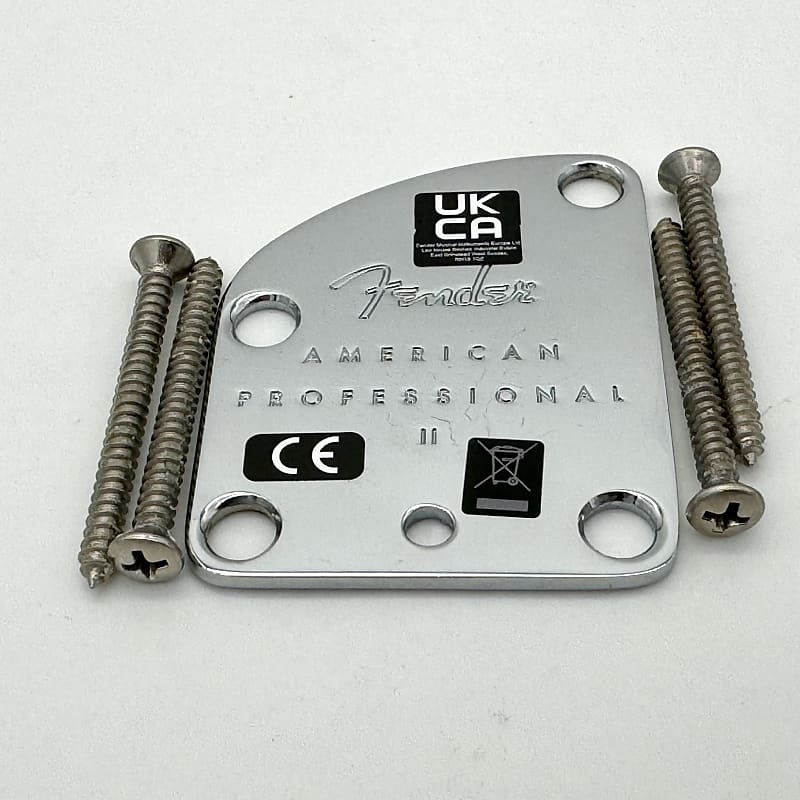 Fender American Professional II Contour Neck Plate Mint 23111 | Reverb
