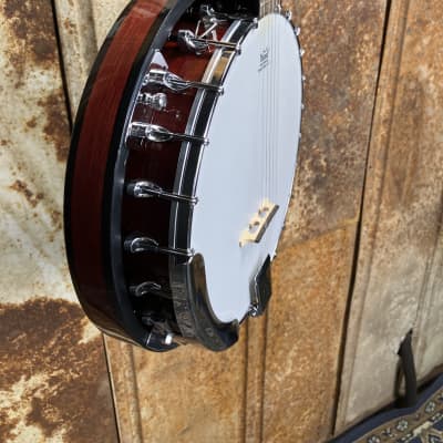 Samick Greg Bennett Banjo Cherry Red (Used) | Reverb