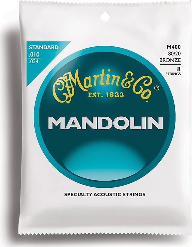 Martin M400 Standard Mandolin Strings. 10-34 | Reverb