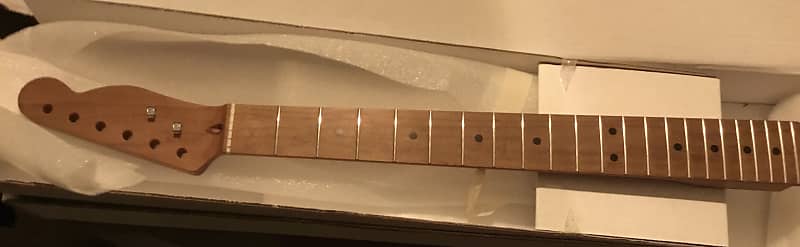Warmoth Roasted Maple Telecaster neck | Reverb