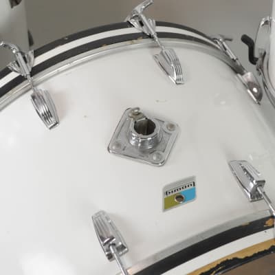 1970s Ludwig White Cortex Drum Set | Reverb