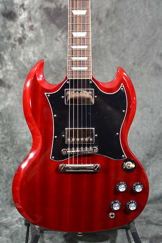 Epiphone SG Standard Batwing Guard Cherry w/ FREE Same Day | Reverb