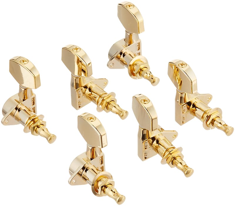 Ping 3 Per Side Geared Tuning Machine Heads - Gold | Reverb