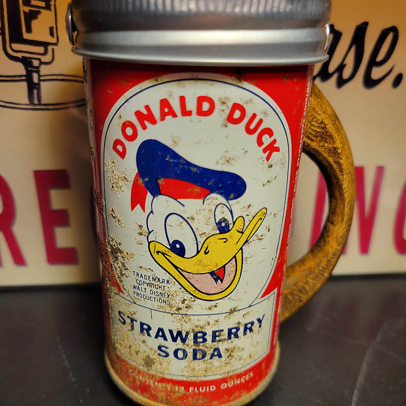 Lo Fi Soda Can Microphone - Disney Donald Duck Strawberry | Reverb
