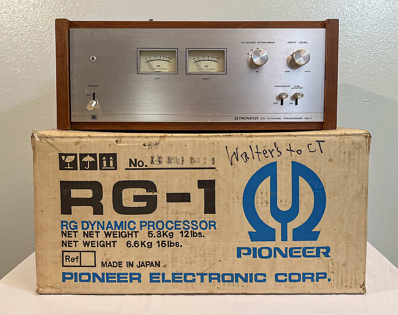 Pioneer RG-1 Dynamic Processor 1976-1978 - Brushed Aluminum | Reverb