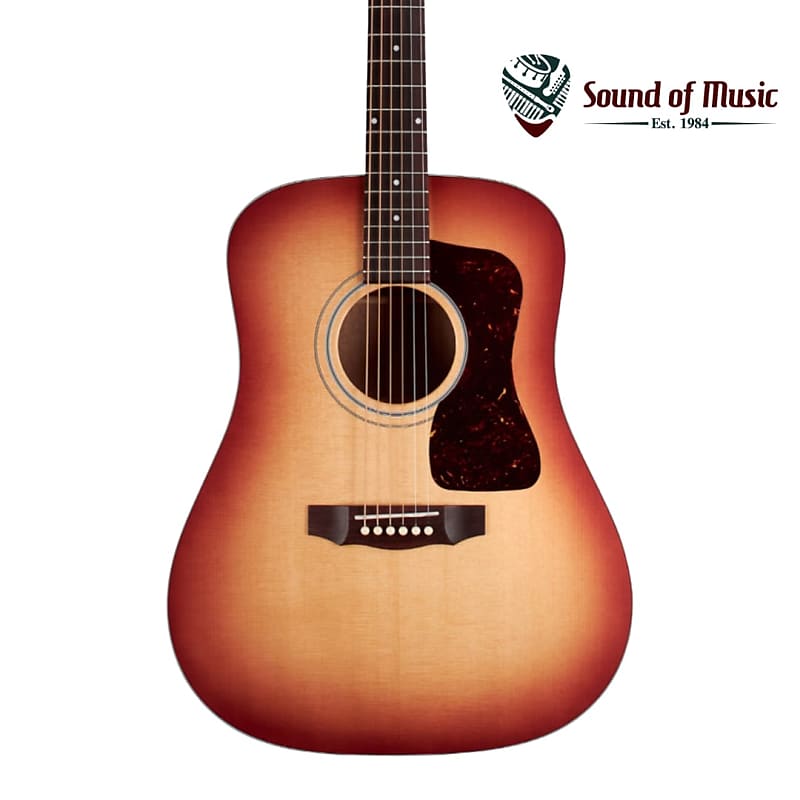 Guild D-40 Standard Dreadnaught Acoustic Guitar W/Case - | Reverb