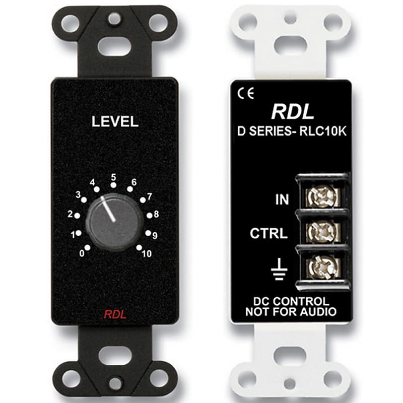 RDL DB-RLC10K Remote Level Control - 0 to 10K Ohm (Black) | Reverb