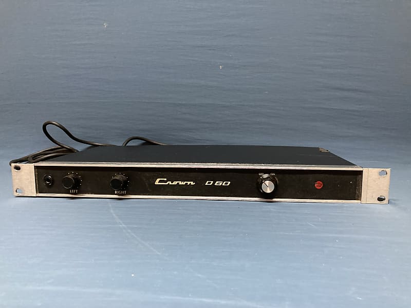 Crown D 60 Power Amp Needing Refurb | Reverb